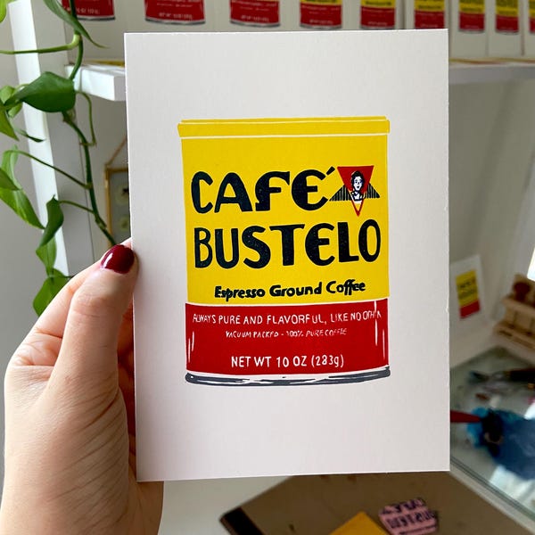 Cafe Bustelo Art - Etsy