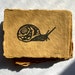 Mini Snail Snail Linocut Original Art Hand Carved Hand Printed Block ...