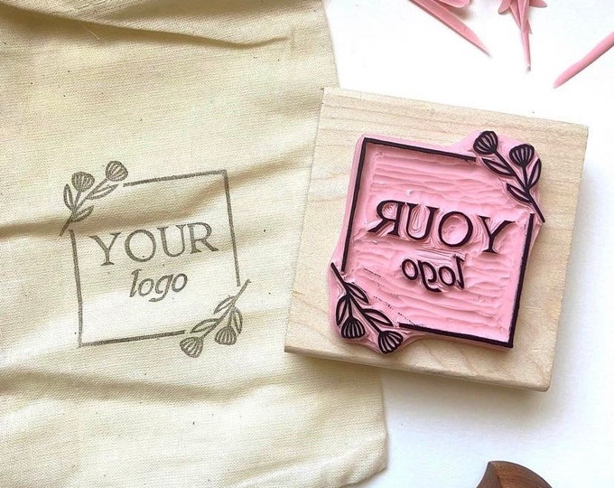 Custom Logo Stamp | YOUR Logo as a Stamp | Perfect for Makers and Small ...