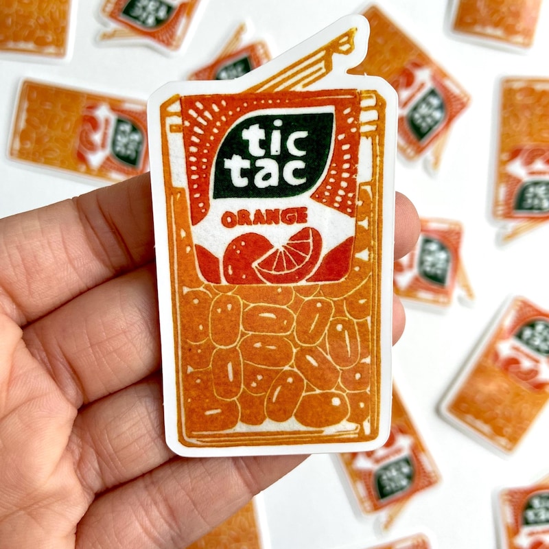 Tic Tac Stickers - Etsy