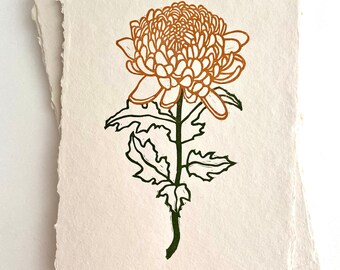 Snail Original Art Block Print Hand Carved Hand | Etsy