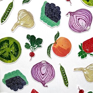 Radish Sticker. Based on Original Block Print. Sticker Art (3") - Etsy