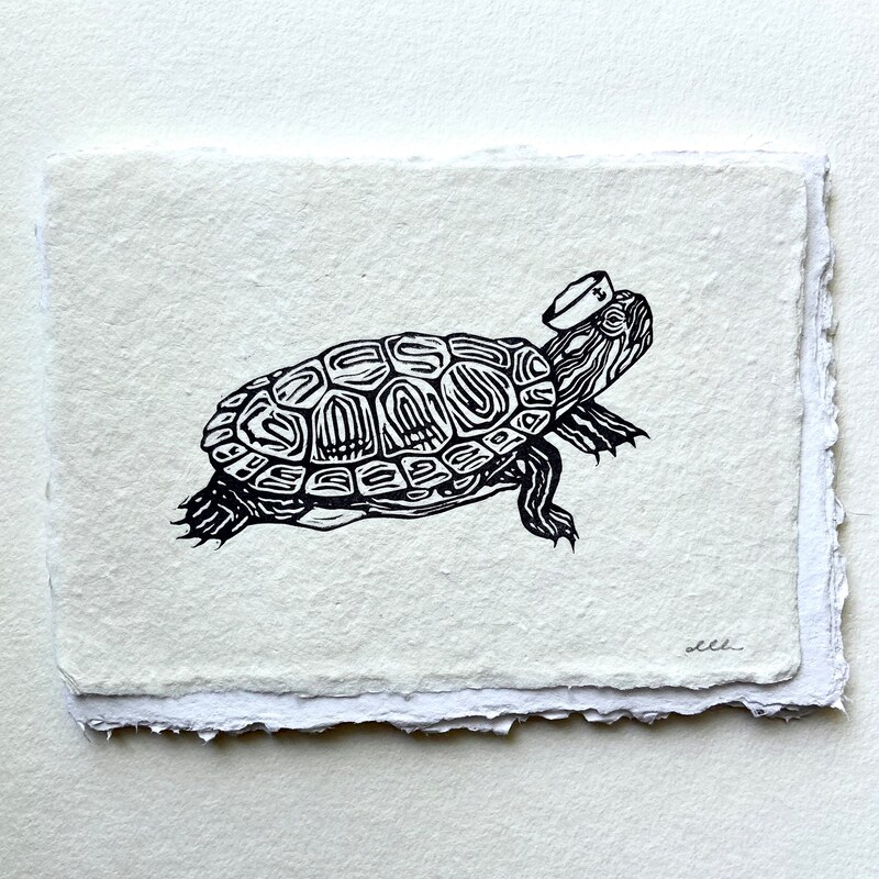 Turtle Print - Etsy
