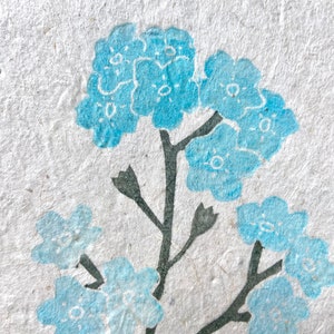 Forget Me Not Flower Print | Floral Print | Botanical Print | Original ...