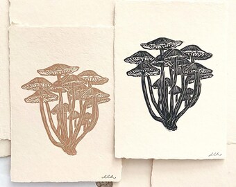 Snail Original Art Block Print Hand Carved Hand | Etsy