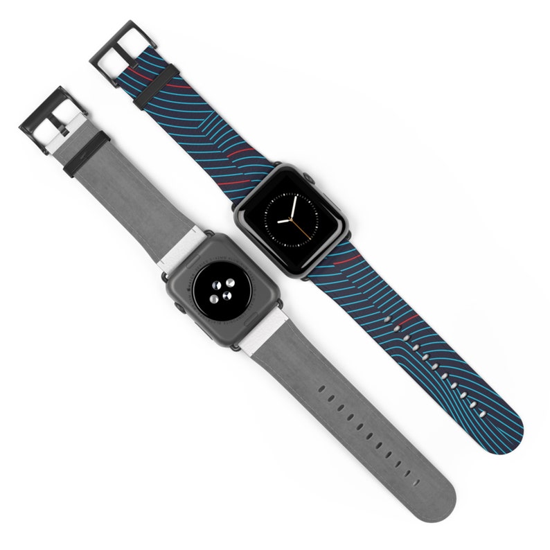 Martini-racing-inspired Apple Watch Band (porsche, Lancia) - Etsy