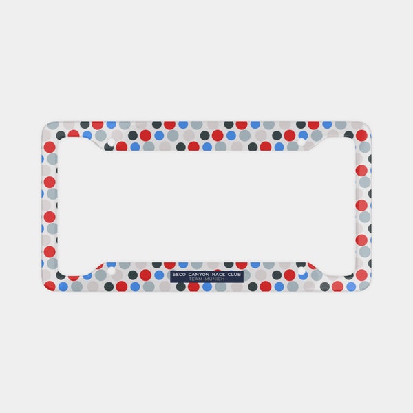 Motorsport License Plate Frame - Etsy