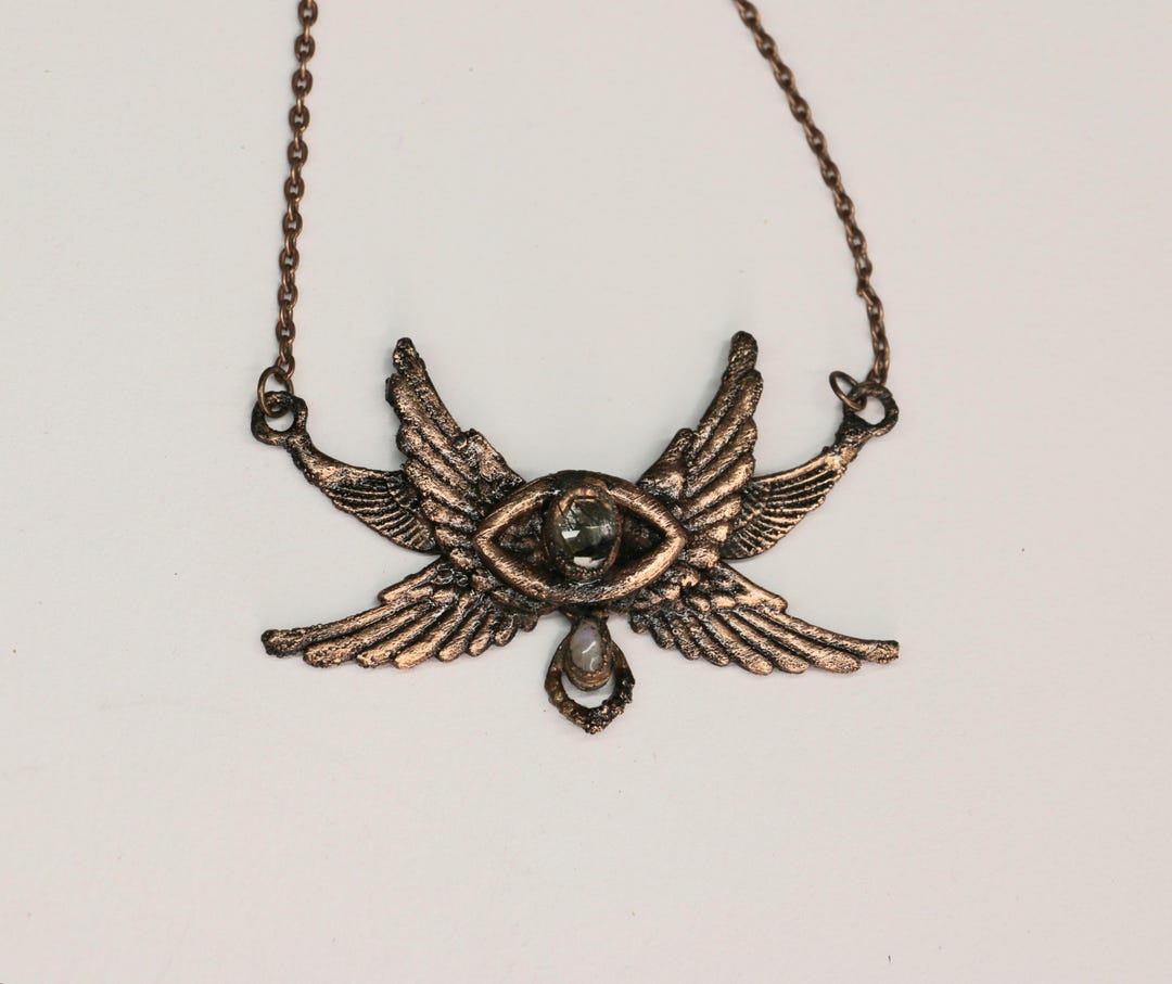 Seraphim Biblically Accurate Angel With Rutilated Quartz and Moonstone ...