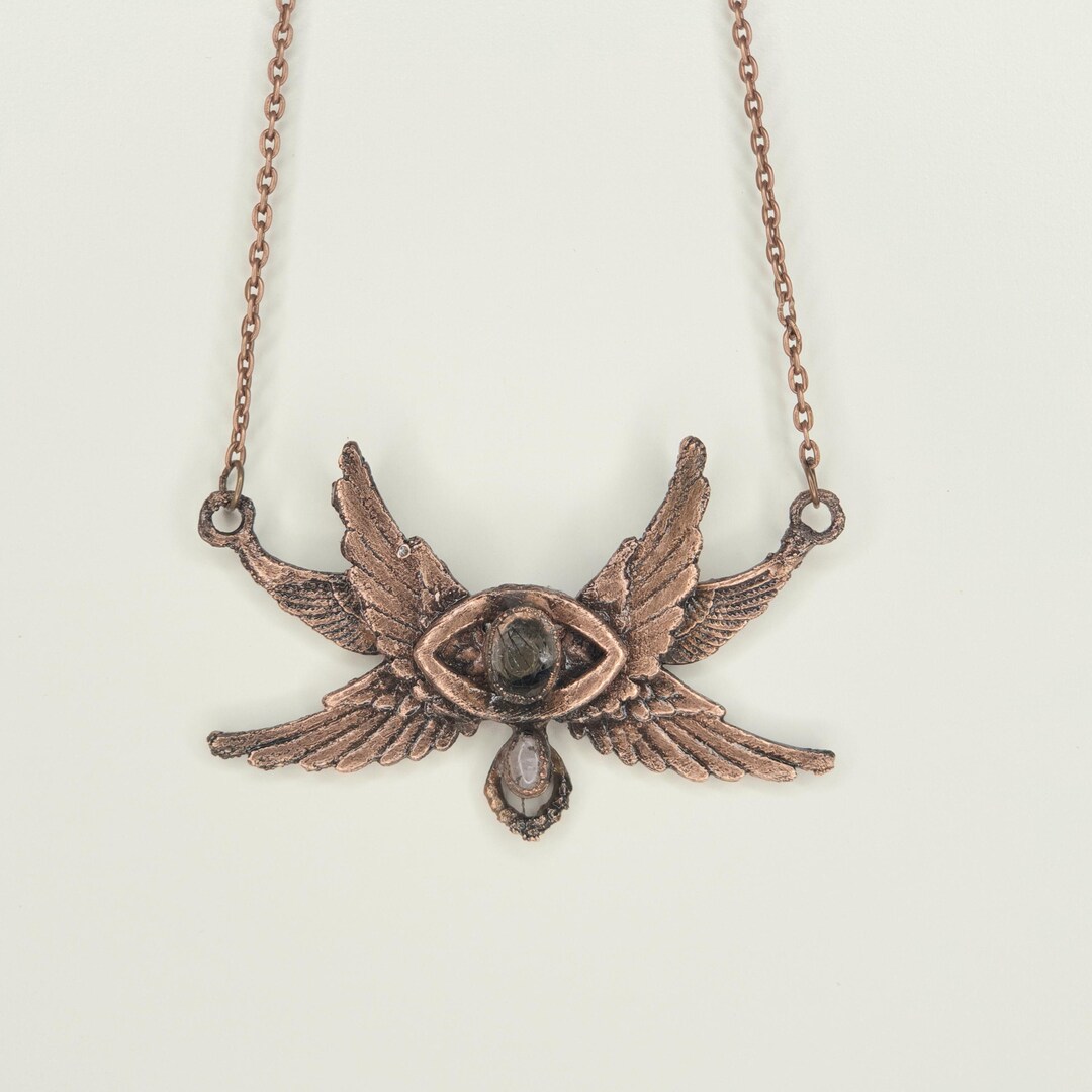 Seraphim Biblically Accurate Angel With Rutilated Quartz and Moonstone ...