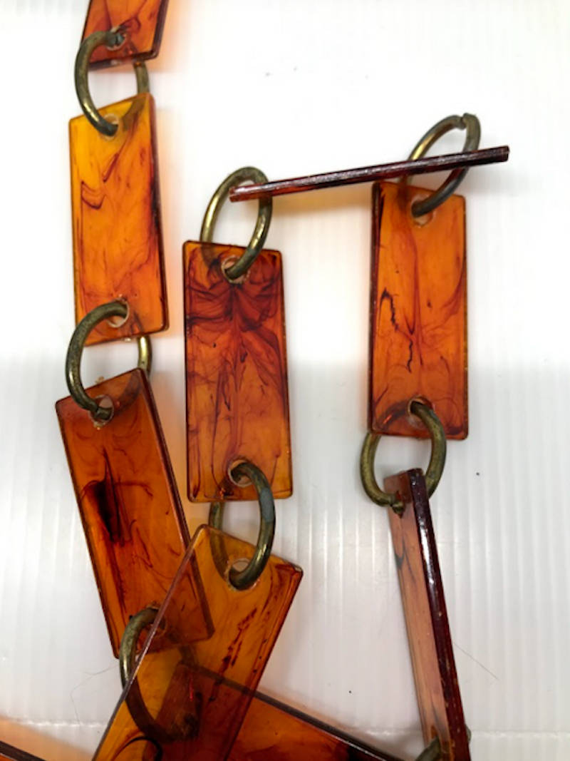 Vintage Tortoise Necklace Tortoise Shell Chunky Celluloid - Etsy