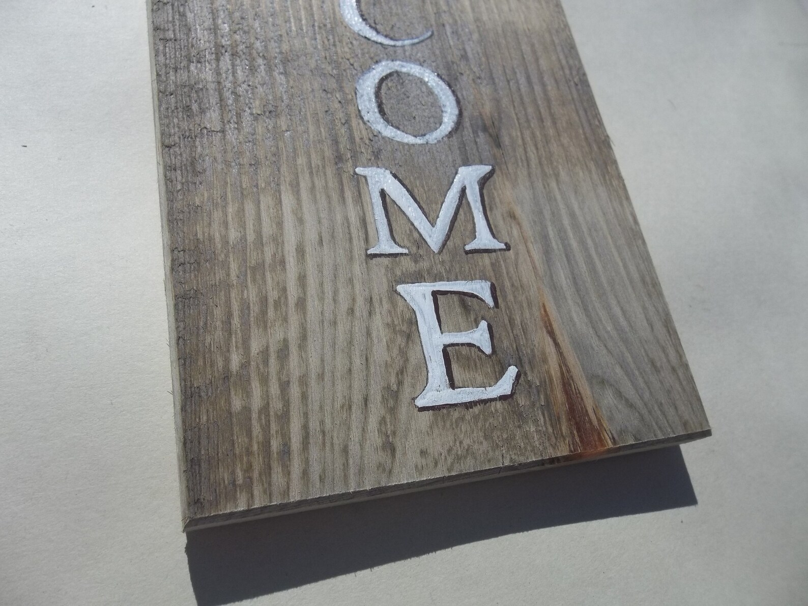 WELCOME SIGN Recovered Wood Weather Proof Paint | Etsy