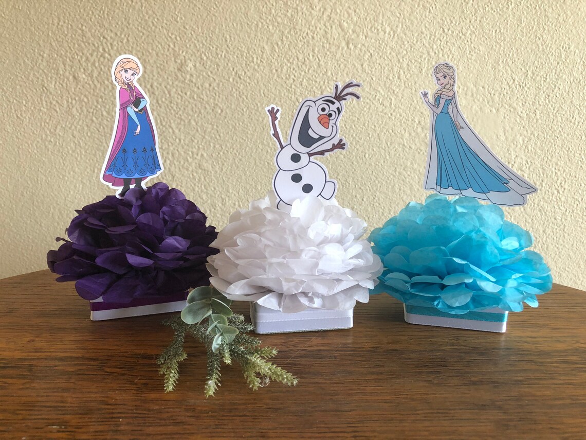 Frozen Party Frozen Centerpiece Elsa Centerpiece Frozen - Etsy