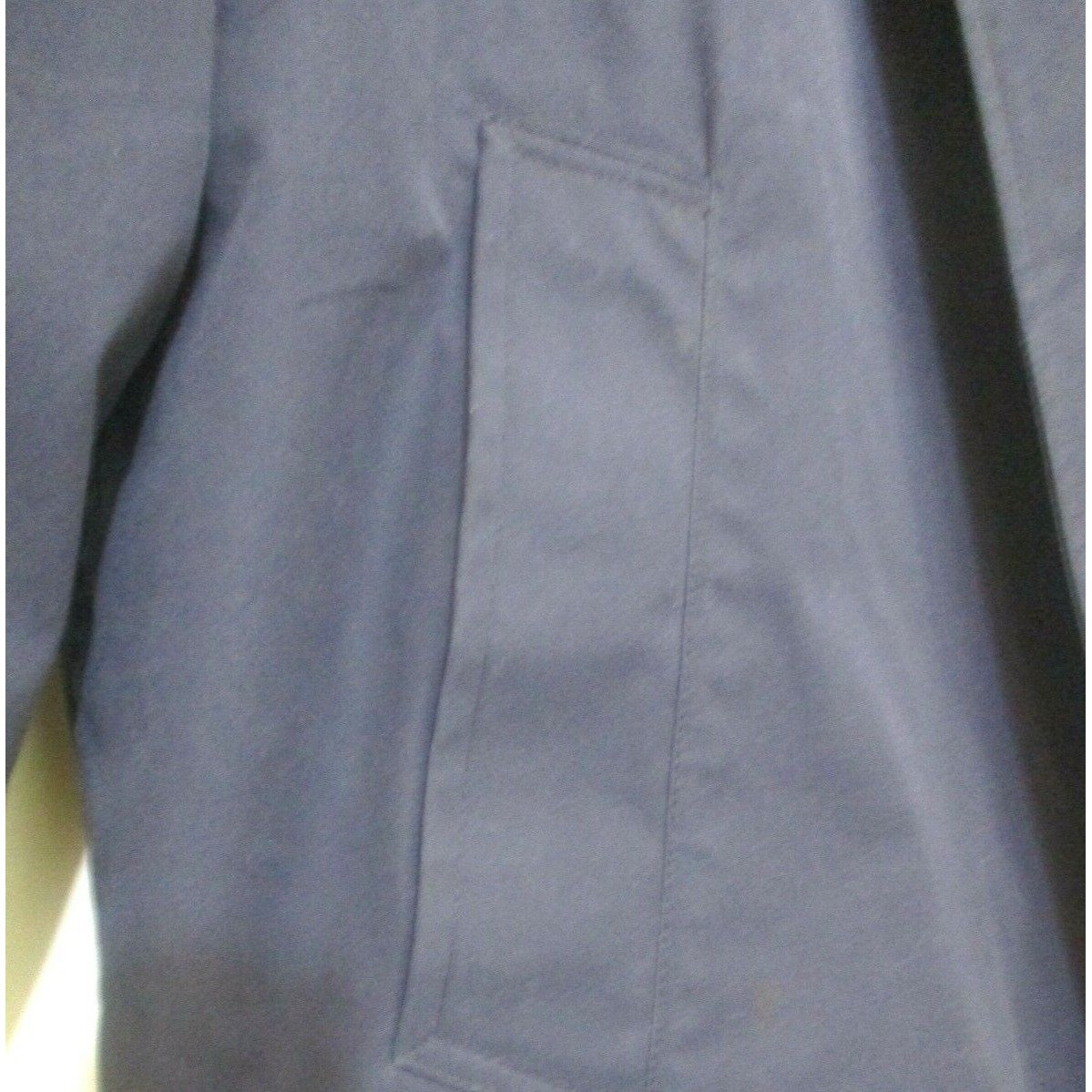 US Navy Military Issue Blue All Weather 42R Trench Coat Mens W ...