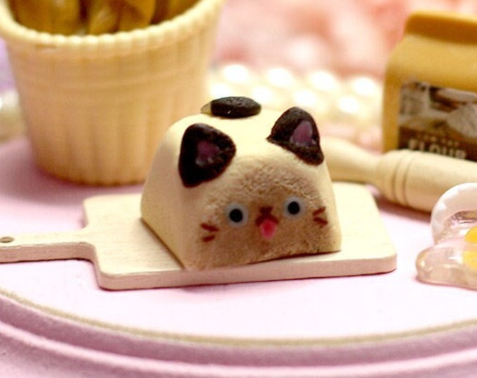 Kawaii Siamese Cat Artisan Key Cap Keycaps Keyboard Accessories Cute ...