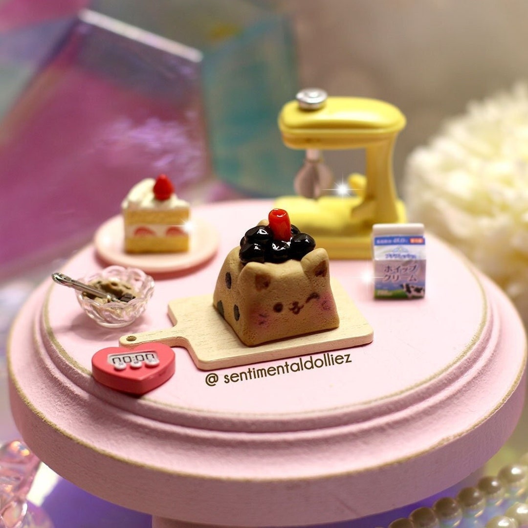 Black Milk Tea Key Caps - Tapioca Boba Cat Key Caps - Boba Tea Key Caps ...