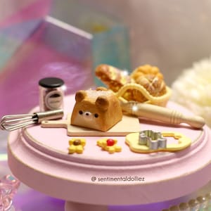 Bread Sugar Coated Bear Artisan Keycap - Kawaii Bear- Keyboard ...