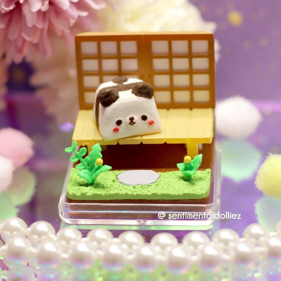 Panda Artisan Keycap Kawaii Bear Artisan Key Cap Cute Keycaps Keyboard ...