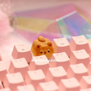 Bread Shiba- Artisan Key Cap - Kawaii Keycaps - Etsy