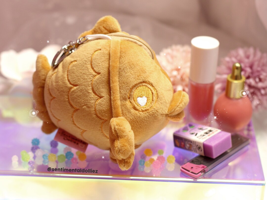 Taiyaki Plush Coin Purse: Kawaii Fish Bag - Etsy