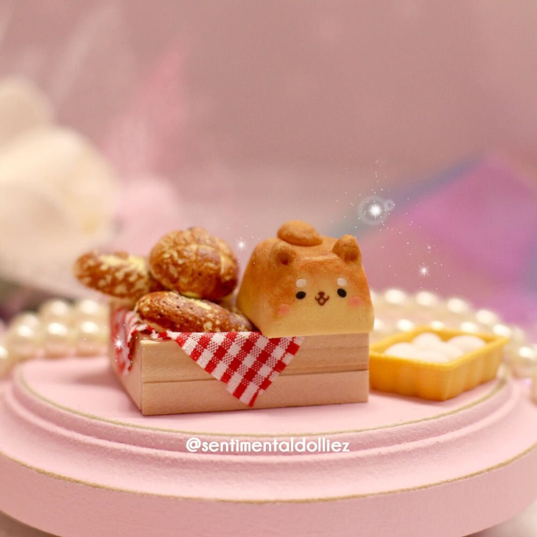 Bread Shiba- Artisan Key Cap - Kawaii Keycaps - Etsy