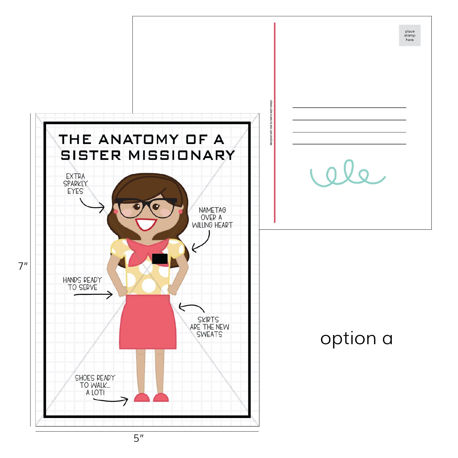 Anatomy of a Sister Postcard - Etsy UK
