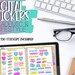 Digital Planner Stickers Lifestyle & Academic Digital | Etsy