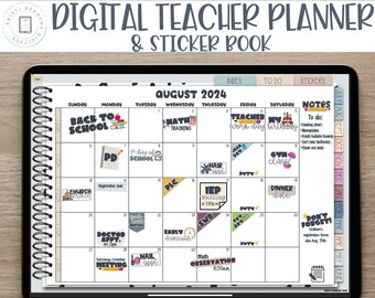 Digital Teacher Planner - Etsy