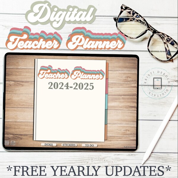 Teacher Digital Planner - Etsy