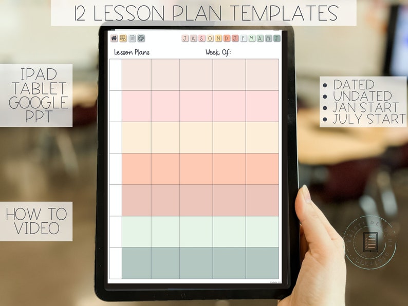 Digital Teacher Planner | Digital Teacher Planner for Goodnotes ...