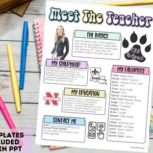 Meet the Teacher Newsletter Template, Editable Newsletter, Back to ...