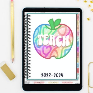 Digital Teacher Planner Digital Teacher Planner for Goodnotes 2023-2024 ...