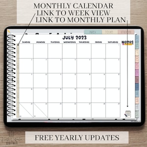 Digital Teacher Planner, iPad Planner, Digital Lesson Planner ...