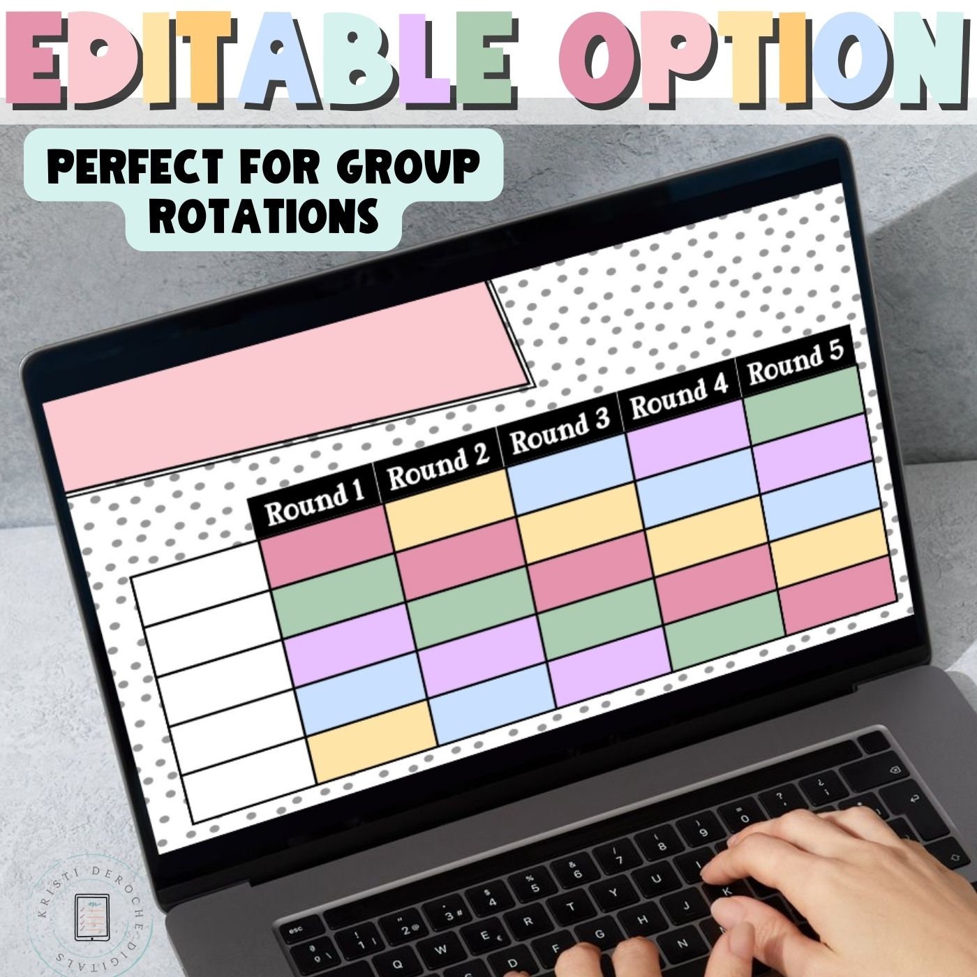 Daily Slide Templates for Retro Pastel Classroom Decor Pastel Classroom ...