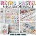 Color Posters for Retro Pastel Classroom Decor, Classroom Printables ...