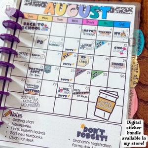 Retro Teacher Lesson Planner | EDITABLE | 2025-2026 | Teacher Binder ...