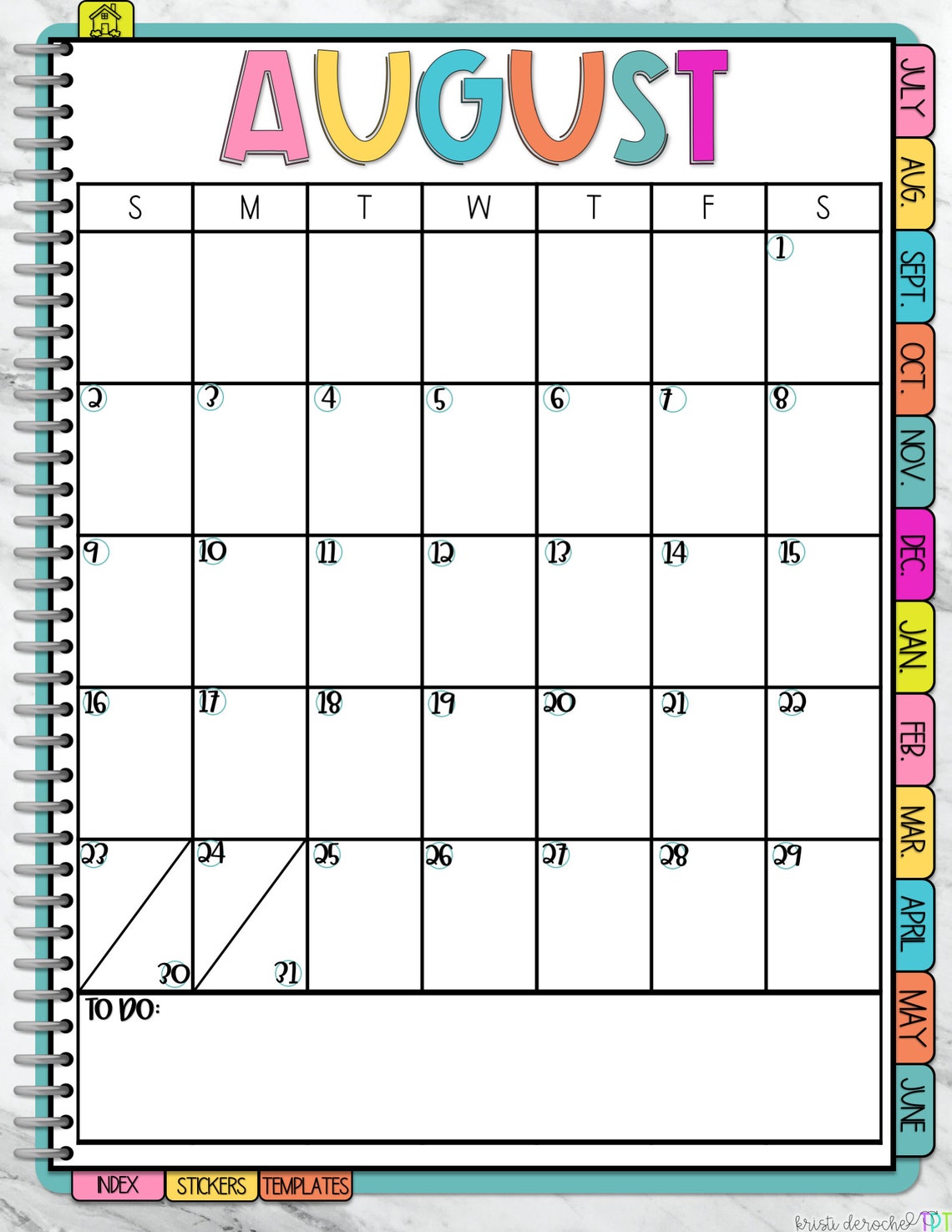 Digital Teacher Planner Digital Teacher Planner for | Etsy