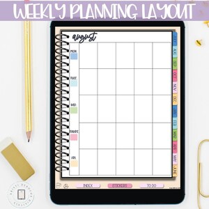 Digital Teacher Planner | Editable | Ipad, Tablet, Google | UNDATED ...