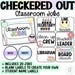 Classroom Jobs Editable Checkered Classroom Decor, Classroom Printables ...