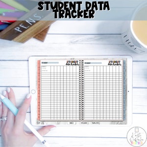 Teacher Landscape Digital Planner | Un Dated Teacher Digital Planner ...