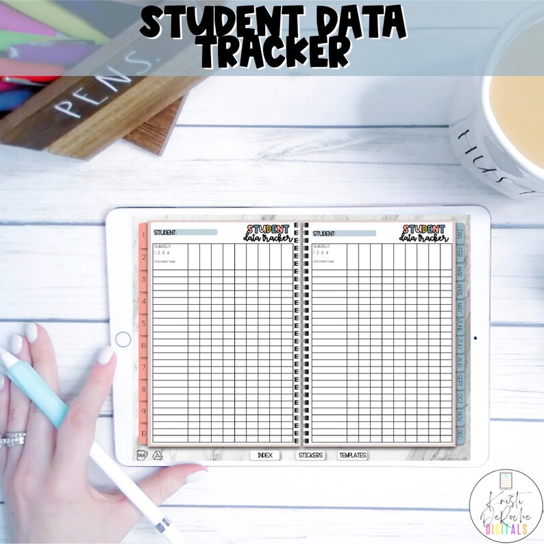 Teacher Landscape Digital Planner Un Dated Teacher Digital - Etsy