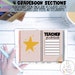 Digital Teacher Planner Boho Rainbow Portrait & Landscape - Etsy