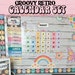 Classroom Calendar Kit, Retro Groovy Classroom Decor, Classroom ...