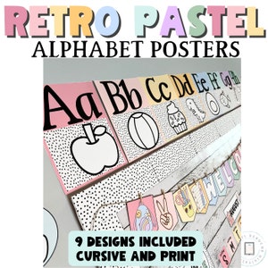 Pastel Classroom Decor Growing Bundle, Retro Pastel Classroom Theme ...