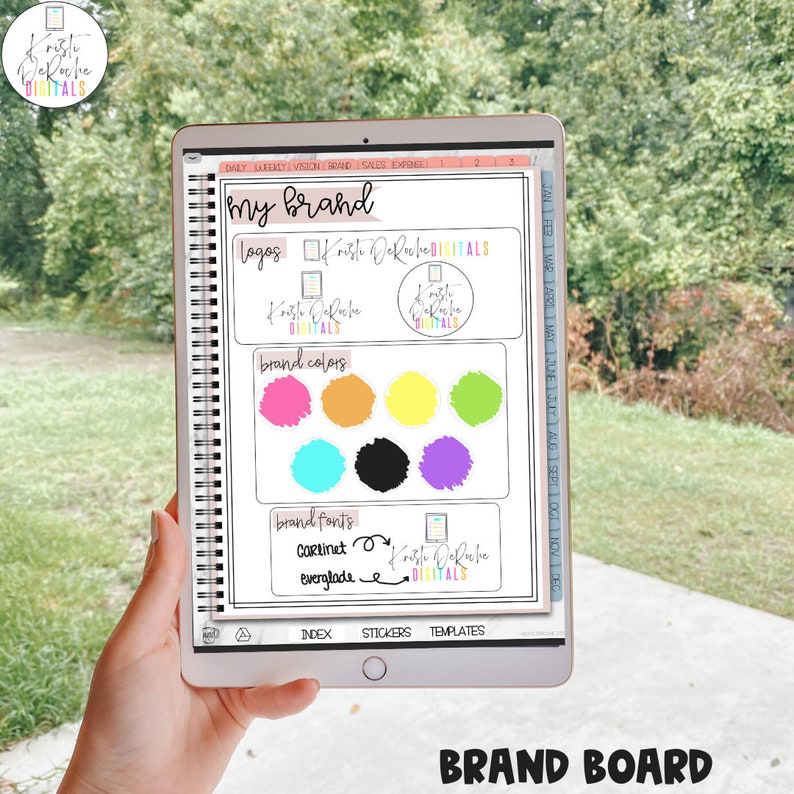 Teacher Business Planner Digital Planner Teacher Seller | Etsy