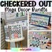 Checkered Classroom Decor Growing Bundle, Checkered Pastel Classroom ...