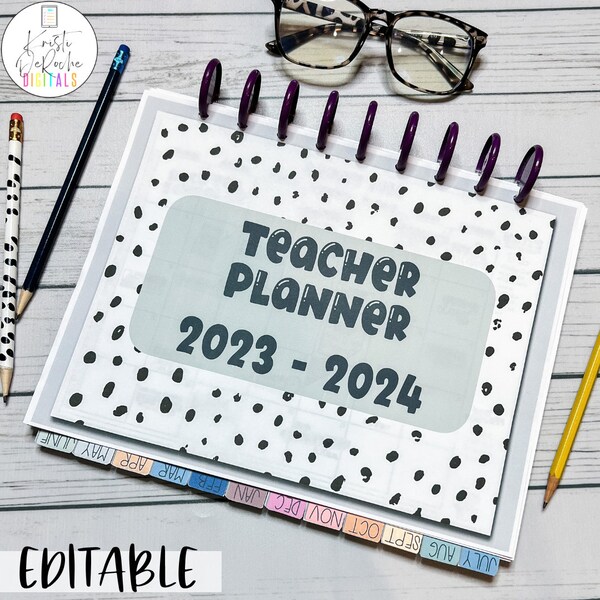 Teacher Planner - Etsy