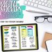 Digital Planner Stickers | Lifestyle & Academic | Digital Planning - Etsy