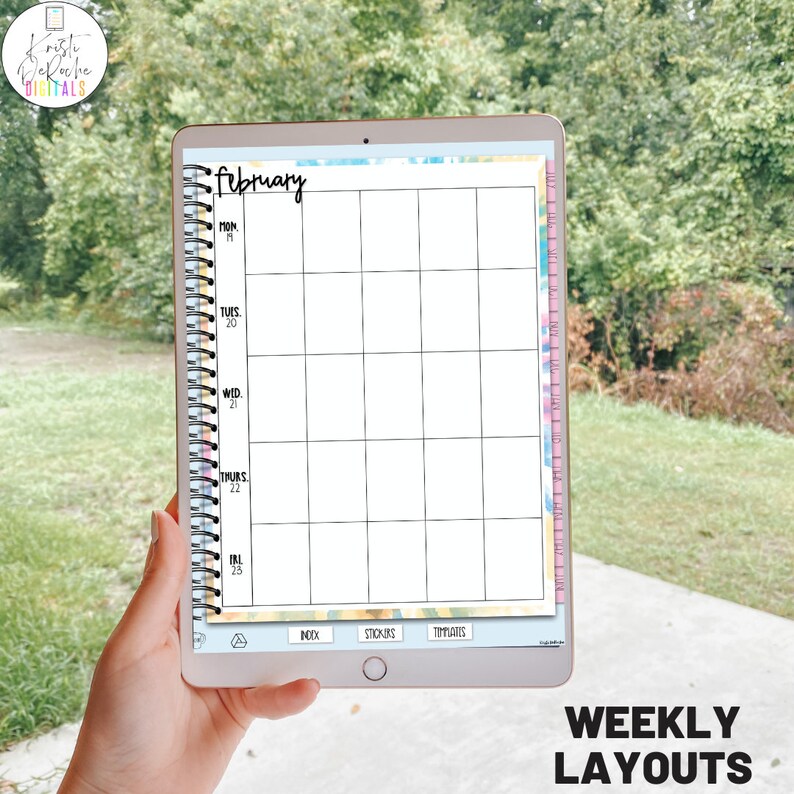 Digital Teacher Planner Editable Ipad Tablet Google - Etsy