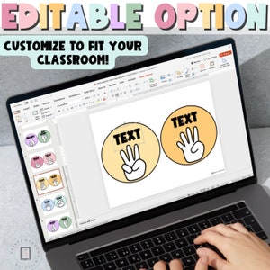 Hand Signal Posters for Calm Retro Pastel Classroom Decor Pastel ...