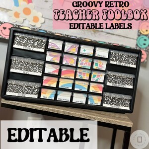 Teacher Toolbox Retro Groovy Classroom Decor, Classroom Printables ...